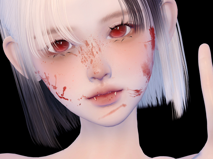 Second Life Marketplace - YaYa*face blood gift (Lelutka EvoX) BoM
