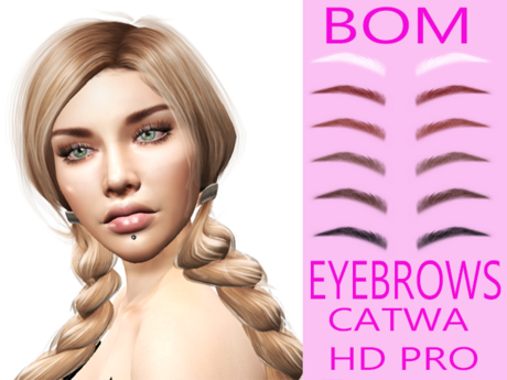 Second Life Marketplace - -KM-EYEBROWS CATWA HDPRO-BOM-