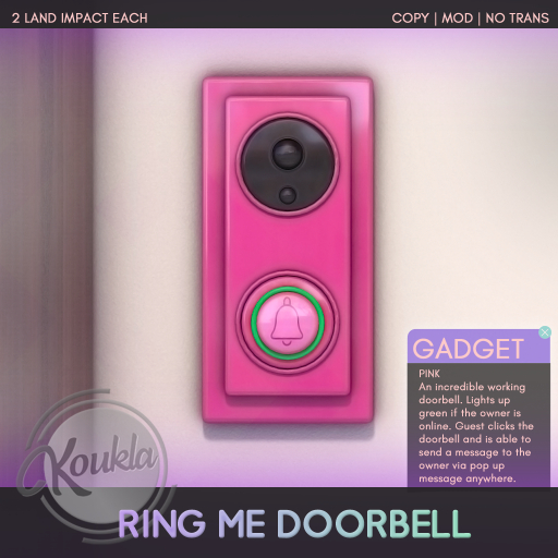 Second Life Marketplace - Koukla // Ring Me / Pink