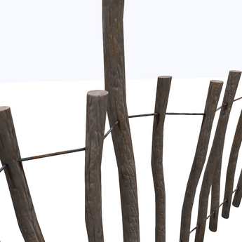 Second Life Marketplace - [LOO] Crooked Sticks Fence