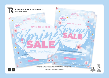 Second Life Marketplace - [TR] Spring Sale Poster 2