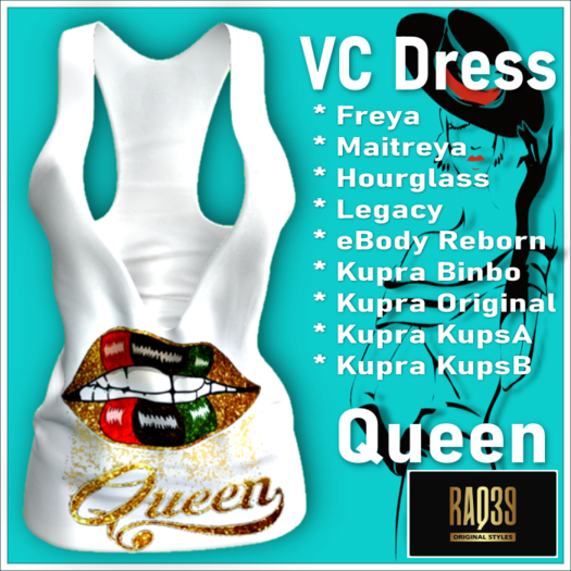 Second Life Marketplace - [R39] VC Dress-Queen