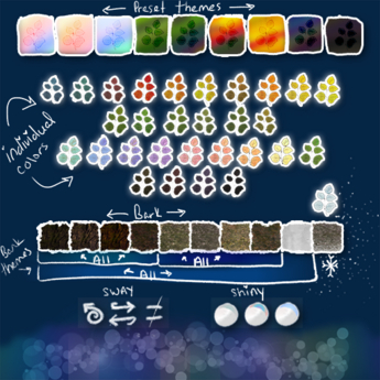 Second Life Marketplace - Whispy Twinkle Trees - 30+ Leaf | Swaying Leaves