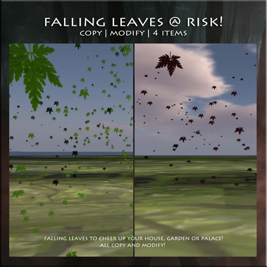 Second Life Marketplace - Falling leaves @ Risk!