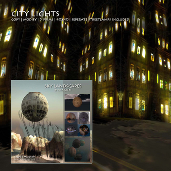 Second Life Marketplace - Sky_landscape CITY LIGHTS @ Risk!! (5 prims ...