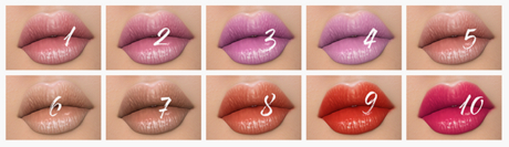 Second Life Marketplace - *Mad'moiselle* Romy GAEG EVOX lipsticks 10 colors