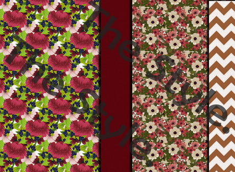 Second Life Marketplace - Charmed Flowers Matchup Fabric texture seamless