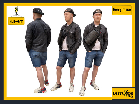 Second Life Marketplace - ::DisturbeD:: Angus Guy Standing Character ...