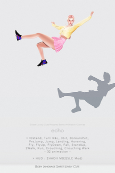 Second Life Marketplace - BENTO AO echo [Body Language Sweet Lovely Cute]