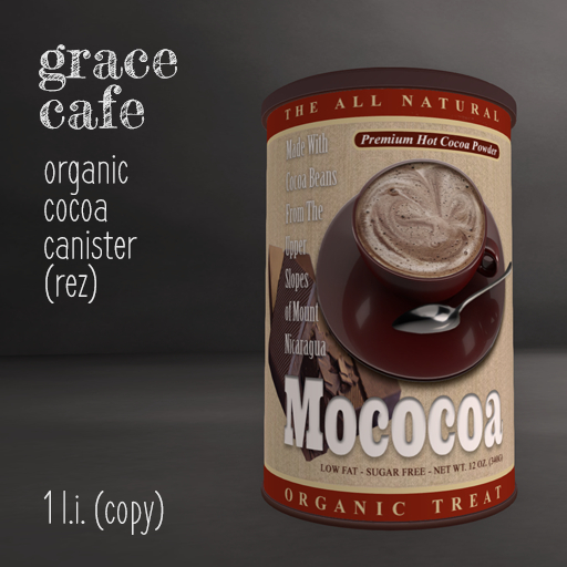 Second Life Marketplace - Grace Cafe - Mococoa (boxed)