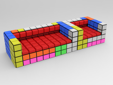 Second Life Marketplace - Tetris Couch Set