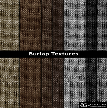 Second Life Marketplace - ~AG~ Creation ~ 23 Burlap Textures Full Perm