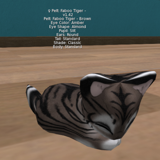 Second Life Marketplace - Stray Cats Unborn Kitten - Pelt: Faboo Tiger ...