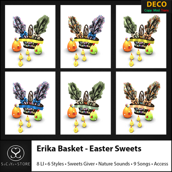 Second Life Marketplace - SaCaYa - Erika Basket - Easter Sweets