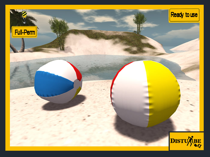 Second Life Marketplace - ::DisturbeD:: Beach Fun - Inflatable Ball ...