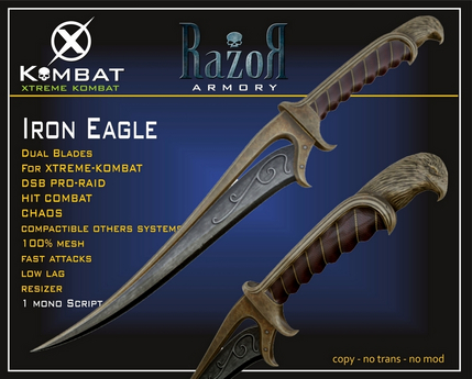 Second Life Marketplace - Razor::.>> Iron Eagle