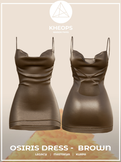 Second Life Marketplace - Kheops /\ - Osiris Dress - Brown
