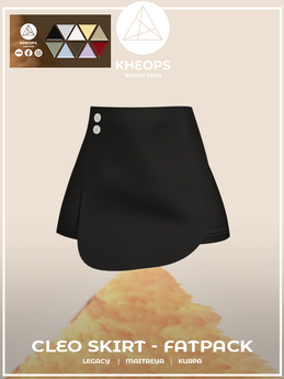 Second Life Marketplace - Kheops /\ CLEO SET - Skirt - FATPACK