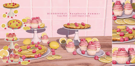 Second Life Marketplace - DISORDERLY. / Raspberry Summer / FATPACK
