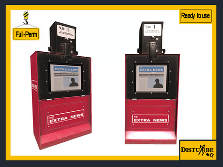 Second Life Marketplace - ::DisturbeD:: Newspaper Vending Machine ...