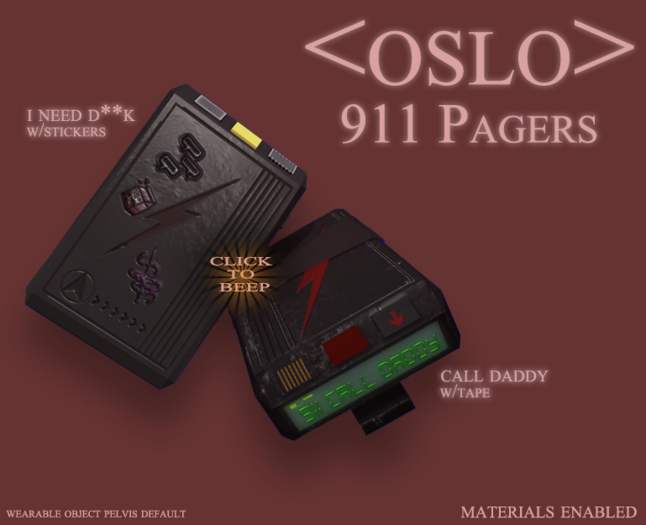 Second Life Marketplace - 911 Pagers
