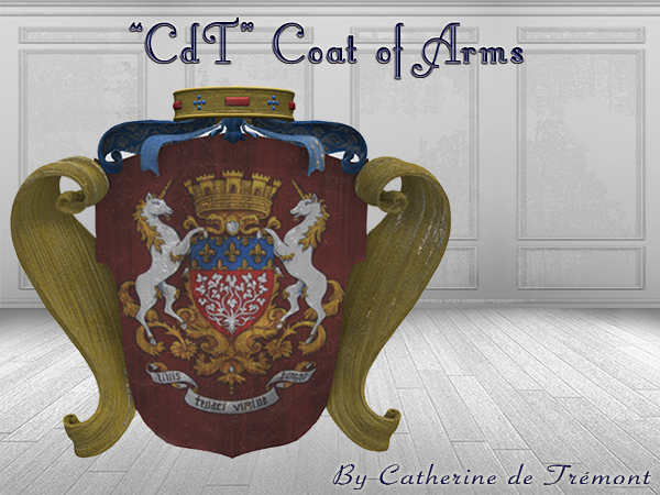 Second Life Marketplace - "CdT" Coat of arms (licorns)
