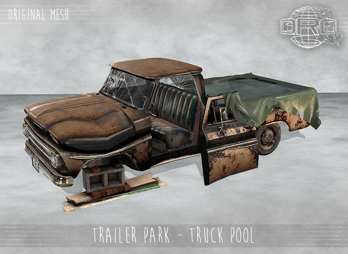 Second Life Marketplace - -DRD- Trailer Park - Truck Pool