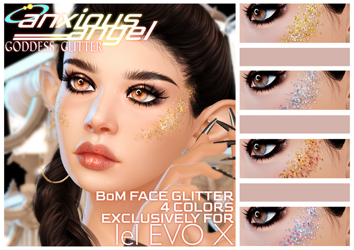 Second Life Marketplace - { aa } Goddess Glitter - LeL Evo X