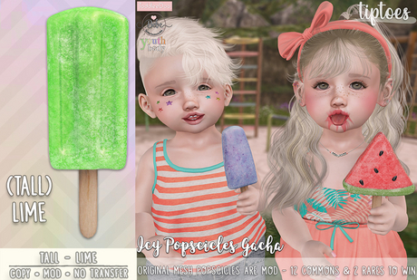 Second Life Marketplace - . tiptoes - Icy Popscicle [ Tall ] - Lime