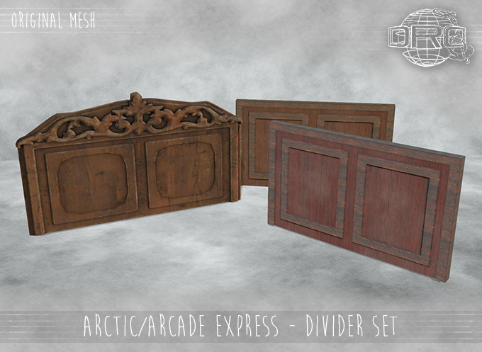 Second Life Marketplace - -DRD- AE - Train Car - Divider Set