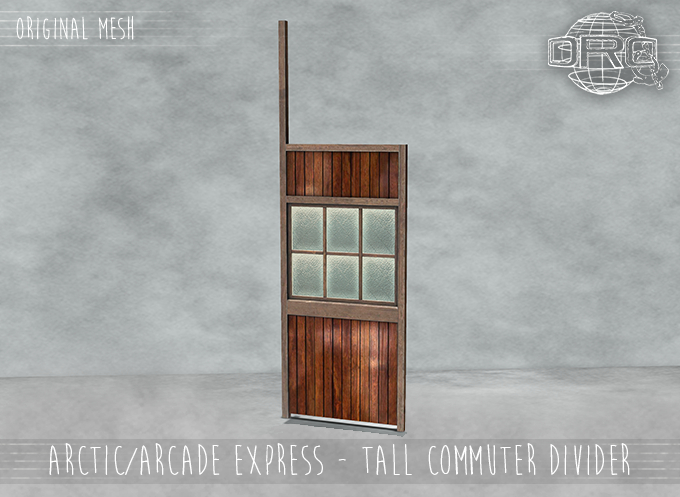Second Life Marketplace - -DRD- AE - Train Car - Tall Commuter Divider Set