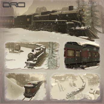 Second Life Marketplace - -DRD- AE - Train Car - Tall Commuter Divider Set