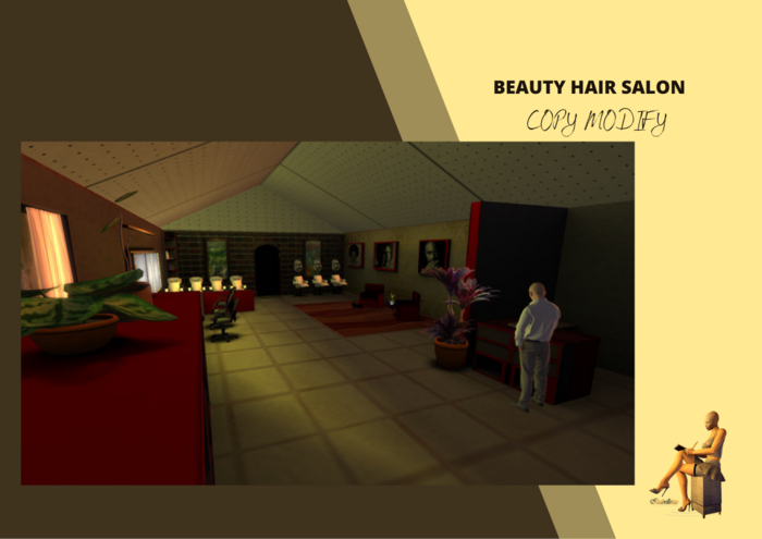 Second Life Marketplace - Beauty Hair Salon Copy Modify