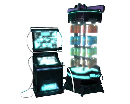 Second Life Marketplace - Pitaya.Tropix - Cyber Club - Soda Machine