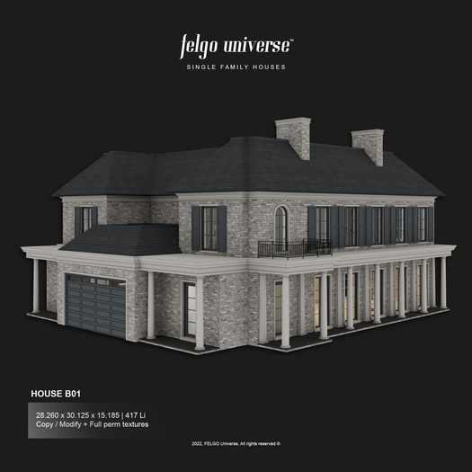 Second Life Marketplace - FELGO Universe // House B01