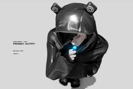 Second Life Marketplace - [Dope+Mercy]Froggy Hoodie_Black (ADD)