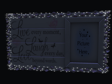 Second Life Marketplace - LIVE LAUGH LOVE PICTURE FRAME