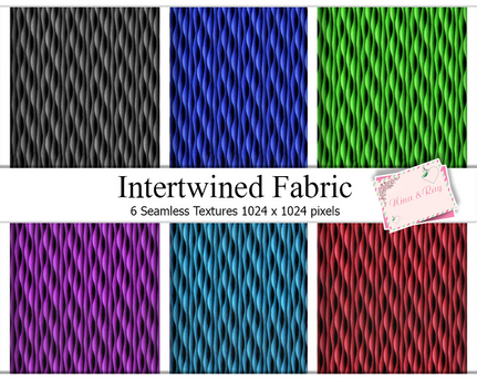 Second Life Marketplace - Intertwined Fabric - 6 Textures Seamless ...