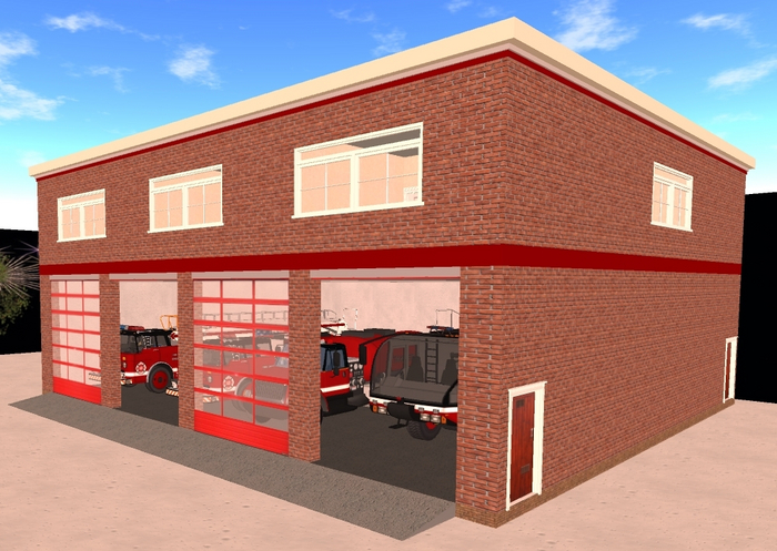 Second Life Marketplace - fire station