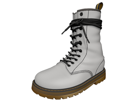 Second Life Marketplace - MINIMAL - Martin Boots White