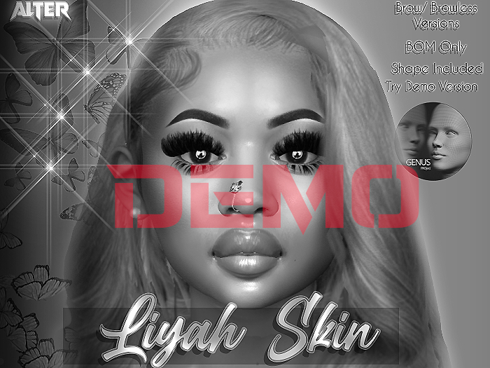 Second Life Marketplace - A// LIYAH SKIN DEMO