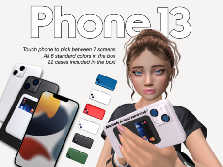 Second Life Marketplace - Phone 13 - 2022 Color Pack