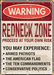 Second Life Marketplace - Humorous Sign-Redneck Zone