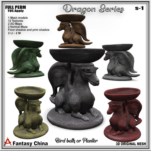 Second Life Marketplace - Full Perm Dragon Series s-1