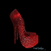 Second Life Marketplace - Sparkling Sequins PUMPS2 Kupra RED~wear to unpack