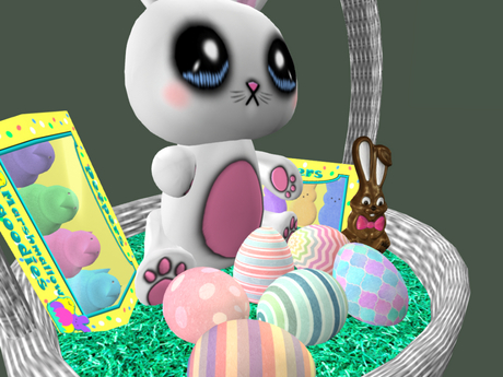 Second Life Marketplace - {P.S.} Easter Basket Girl '22' (Trans)