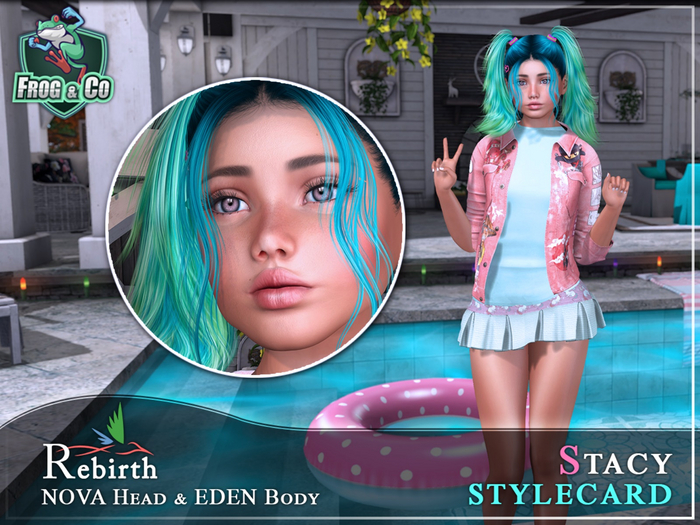 Second Life Marketplace - Stacy Shape + Style card - REBIRTH Nova head