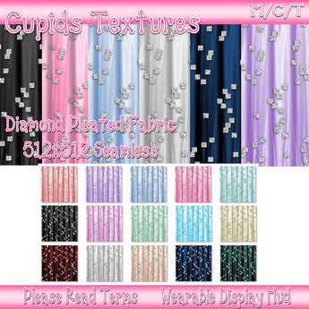 Second Life Marketplace - 15 DIAMOND PLEAT FABRIC Textures
