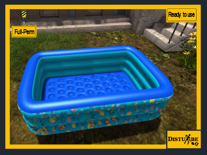 Second Life Marketplace - ::DisturbeD:: Summer Fun - Inflatable Pool ...