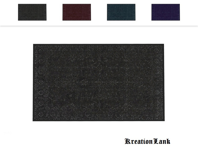 Second Life Marketplace - Modern Gothic Rug-Lank FULL PERM